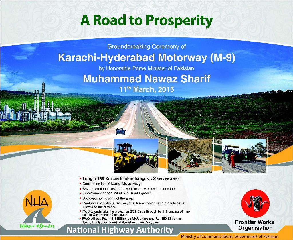 SINDH | Karachi - Hyderabad Motorway (M-9) | 136 KM | Infrastructure ...